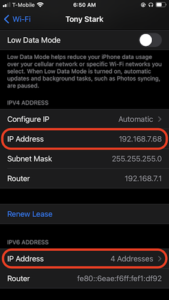How to find IP address on iPhone in seconds - blog.ipfighter.com